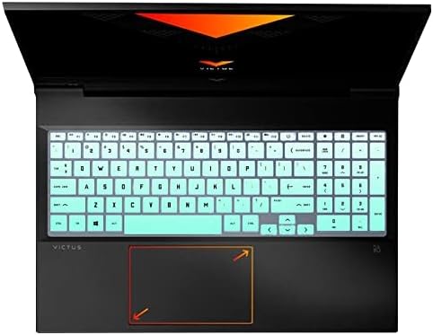 RAYA Silicone Keyboard Cover Protector for HP Victus 15 [ 15-FA 15-FB ...