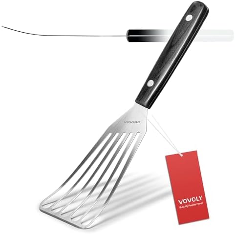 Tenta Kitchen Spatulas Stainless Steel Nylon Flexible Fish Turner ...