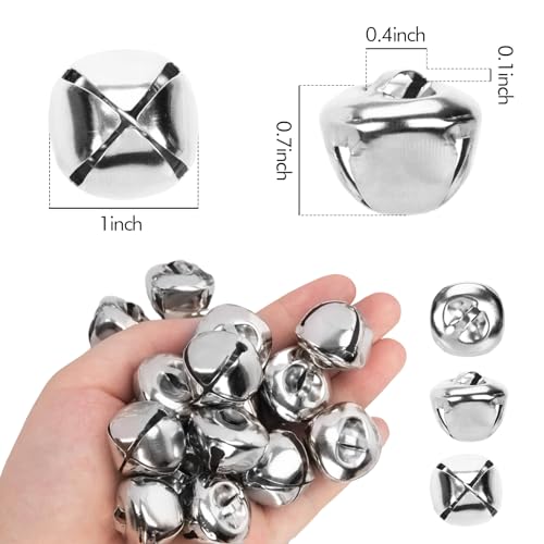 Snapklik.com : 100PCS Jingle Bells,Metal Jingle Bells Bulk DIY Bells ...