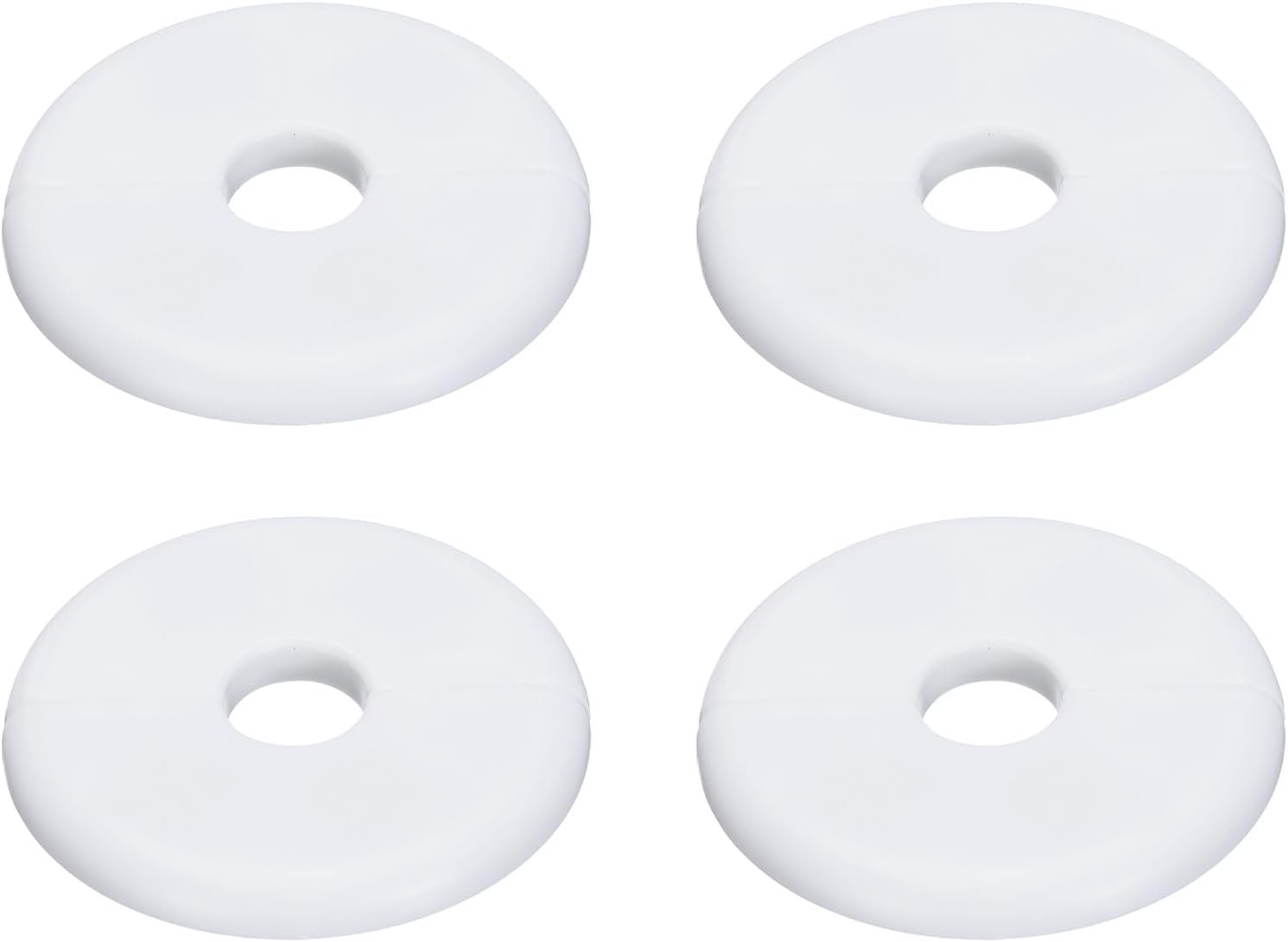 8 PCS Plumbing Cover Plates Plastic Escutcheon Plate Flange Pipe Covers ...