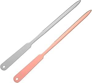 2 Pcs Stainless Steel Envelope Openers Hand Envelope Slitter Mail ...