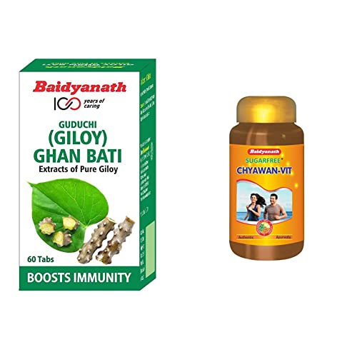 Baidyanath Guduchi (Giloy) Ghan Bati - 60 Tablets (pack of 2 ...