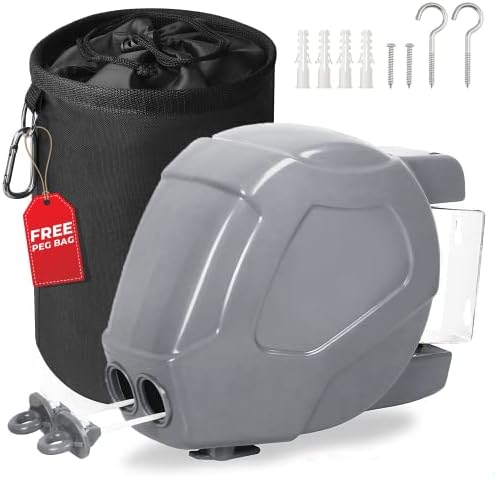 Hampine Retractable Extra Strong Double Heavy Duty Premium Washing Line ...