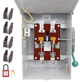 Amazon.com: Generator Transfer Switch 200A,48000W Duty Double Throw ...