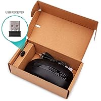 Rii RM200 Wireless Mouse,Laptop Mouse Rechargeable with USB Nano ...