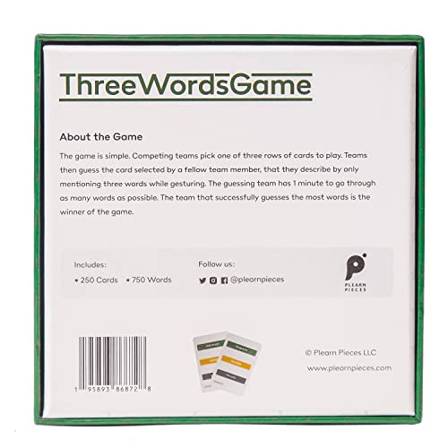 Snapklik.com : Three Words Game - A Family Charades Game Of Guessing ...