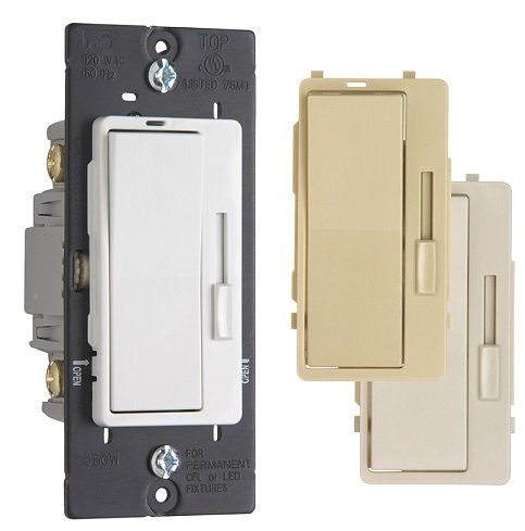 Legrand Radiant Multicolored 450 watts Slide Dimmer Switch 1 pk ...