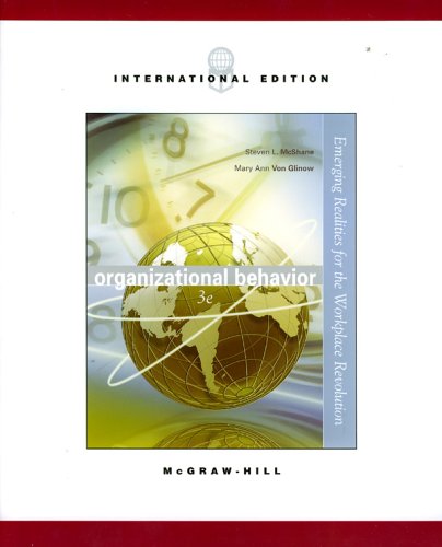 Organizational Behavior : Emerging Realities for the Workplace ...