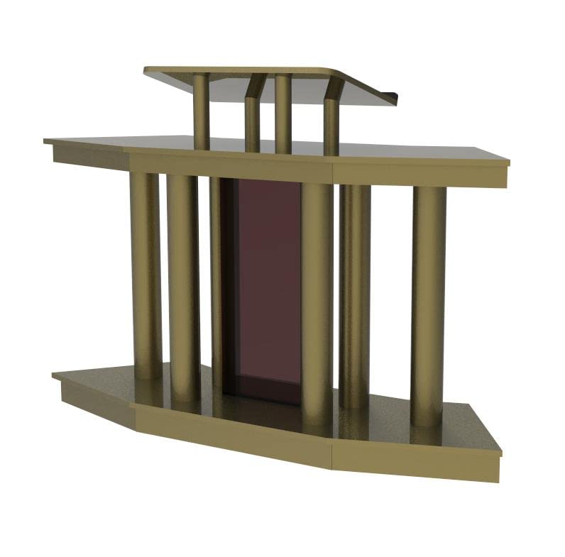 Pulpit With Casters FixtureDisplays Floor Standing Pulpit Lectern ...