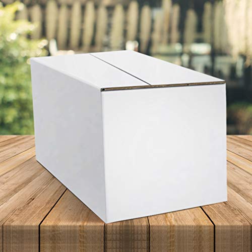 Snapklik.com : 9x6x4 Shipping Boxes White Cardboard Mailing Boxes ...