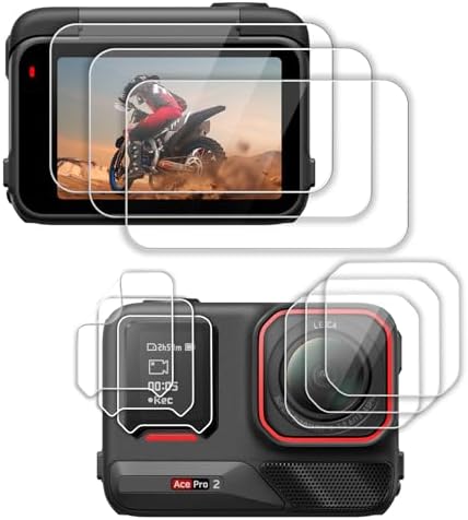 Amazon.com: FiTSTILL 9PCS Lens&LCD Screen Protector for Insta 360 Ace ...