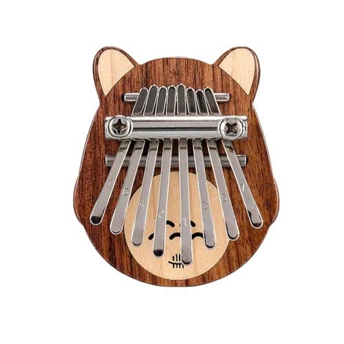 Amazon.com: NADEnVIE 8 Keys Mini Kalimba Totoro Pattern Maple Thumb ...