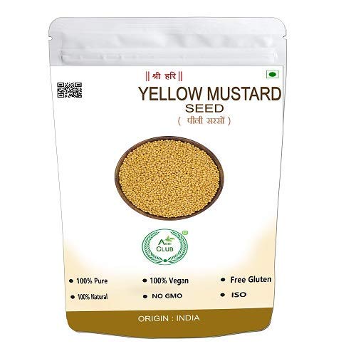 Agri Club Yellow Mustard Seed 400gm, PILI Sarso : Amazon.in: Grocery ...