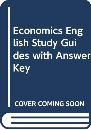 Economics English Study Guides with Answer Key: Holt, Rinehart and ...