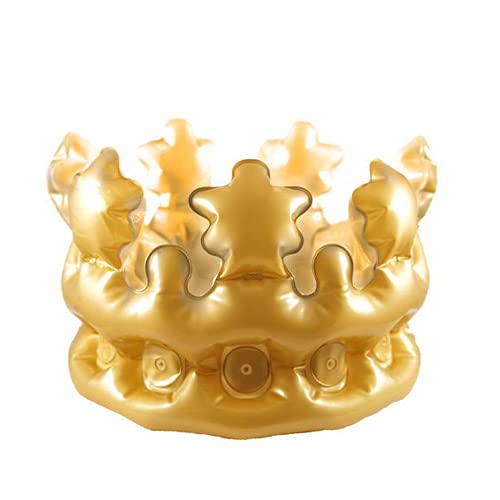 Henbrandt Inflatable Gold Crown 30cm : Amazon.co.uk: Toys & Games