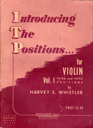 Introducing the Positions...for Violin - Vol. 1 (Third and Fifth ...