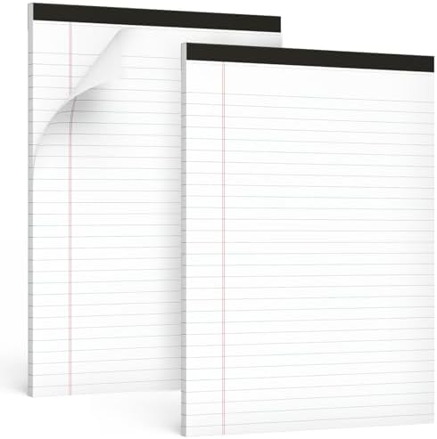 Amazon.com : EYROZILL Note Pads, Legal Pads 8.5'' x 11'', 25 Sheets per ...
