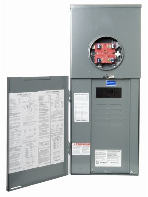 200A Outdoor Meter Socket & Main Breaker Load Center: Amazon.com: Tools ...