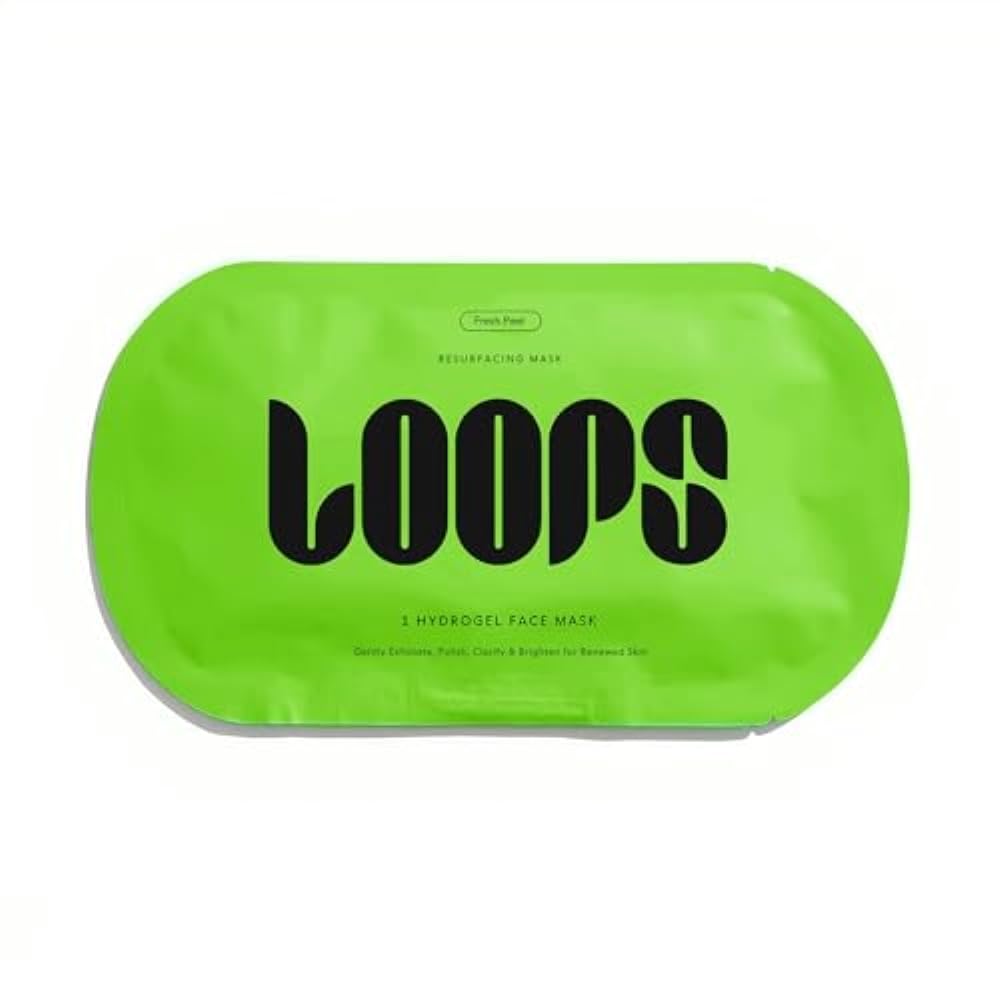 Amazon.com : Loops FRESH PEEL - Resurfacing Hydrogel Face Mask - Gently Exfoliate, Polish ...