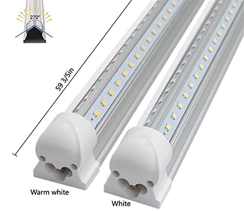 Free 2 Pack of US Plug 1m Connector for AC85-265V 45w 5ft LED T8 V ...