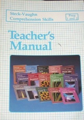 Steck-Vaughn Comprehension Skills Prep 1 & 2, Teacher's Manual: Quarasan Group: 9780811419611 ...