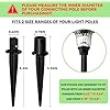 Amazon.com : 10 Pack Metal Replacement Stakes for Solar Lights Outdoor ...