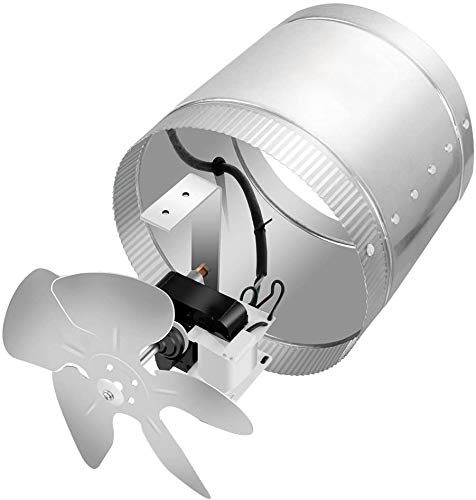 iPower 4 Inch 100 CFM Booster Fan Inline Duct Vent Blower for HVAC ...