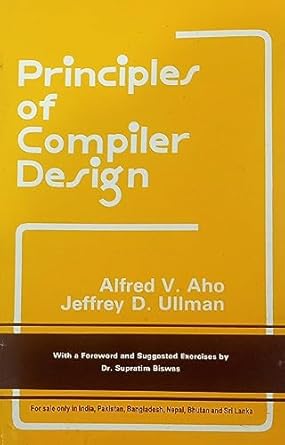 Amazon.in: Buy Principles Of Compiler Design By Alfred V Aho SECOND ...