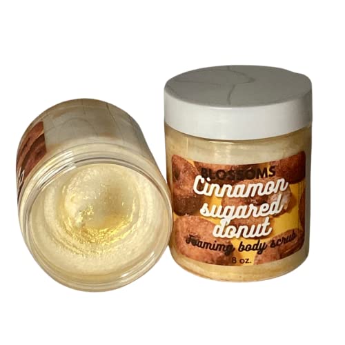 Amazon.com: Cinnamon sugared donut foaming body scrub for exfoliating ...