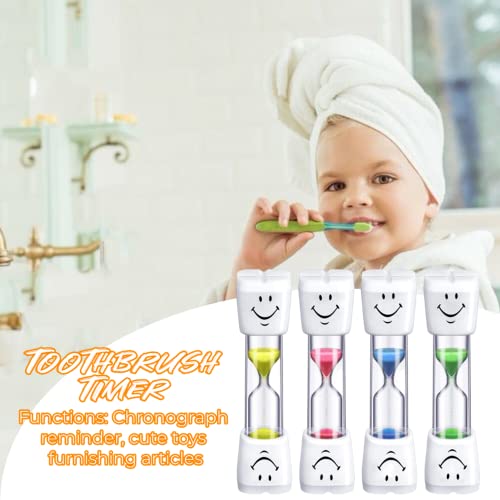 4 Pieces Brushing Timer Toothbrush Timer for children 3 Minute Sand ...