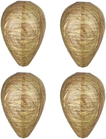 Amazon.com : Qualirey 4 Pack Paper Wasp Nest Decoys, Fake Wasp, Hornet ...