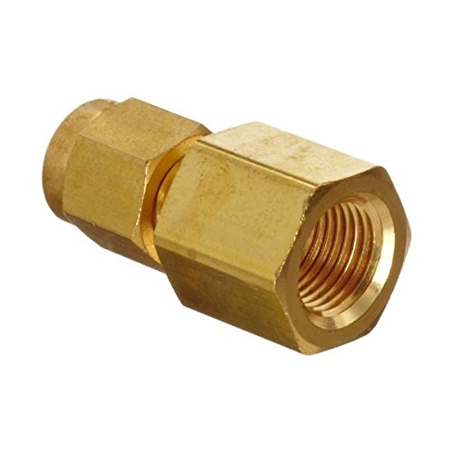 Parker A-Lok 2FSC4N-B Brass Compression Tube Fitting, Adapter, 1/8 ...