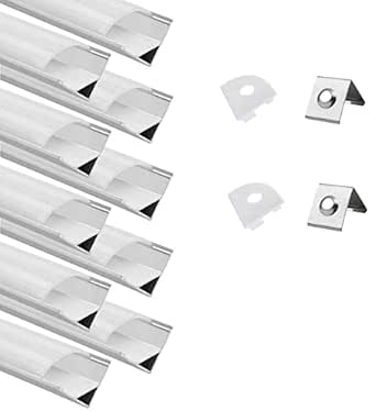 Buy VEEKAYLIGHT LED V Channels,V-Shaped LED Channel System, Aluminum ...