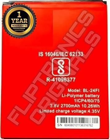 FLIPTRONICS ORIGINALS™ BL-24Fi Battery for Itel A22 pro Battery with 1 ...