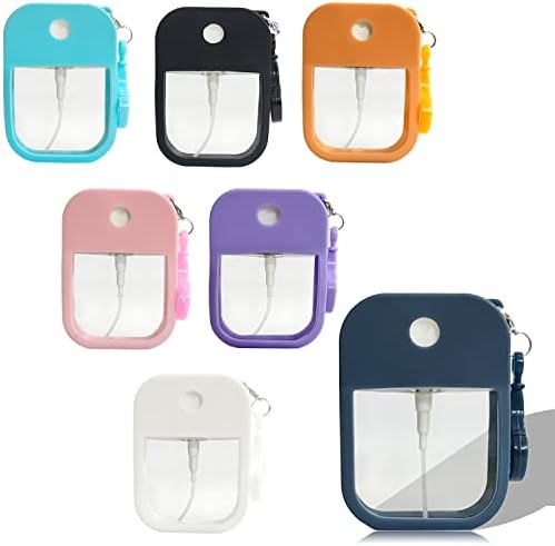 7 Pack Portable Spray Bottles, 38ml Portable Refillable Cosmetic ...