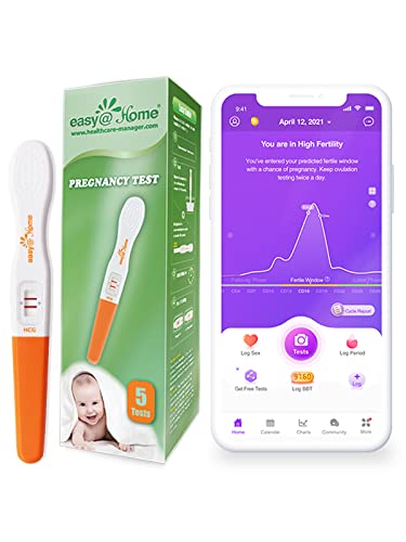 Easy@Home Pregnancy Test Early Detection,5 Pack Accurate and Early ...