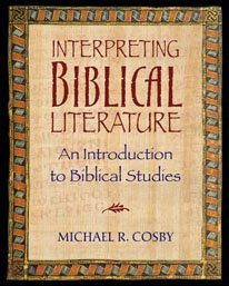 Interpreting Biblical Literature an Introduction to Biblical Studies ...