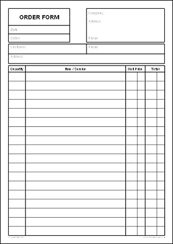 Order Form Pad A4 A5 A6 With Carbon Copy Paper | Desertcart INDIA