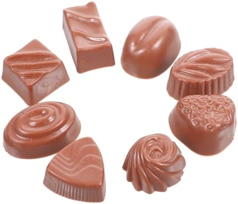 Amazon.com: Hiawbon 30 Pcs Fake Chocolate Artificial Food Chocolate ...