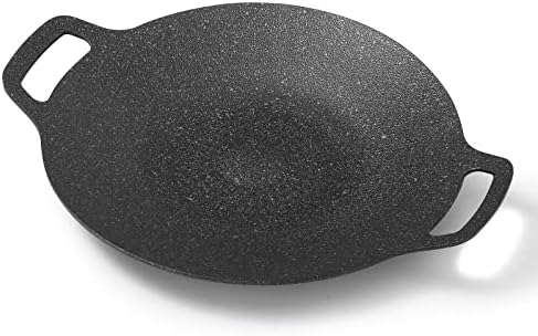 Amazon.co.jp: CAROTE カローテ 鉄板 マルチグリドルパン 直径34cm IH ガス 直火 PFOA PFOS フリー 軽量 マルチグリドルパン 焚き火 ソロキャンプ グリル ...