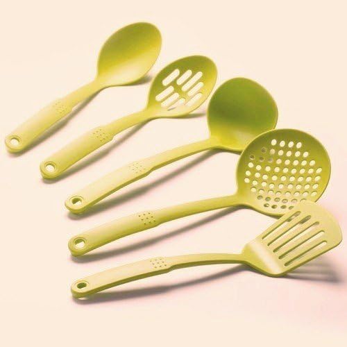 Amazon.com: Cook's Corner 5-Piece Nylon Kitchen Utensil Set (Lime Green ...