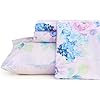 Amazon.com: JSD Purple Hydrangea Floral Sheet Set Twin Size, 3 Piece ...
