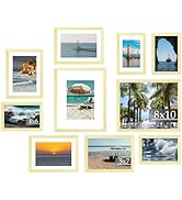 Amazon.com: 8x13 Picture Frame Set of 3 Black for Wall Hanging or ...