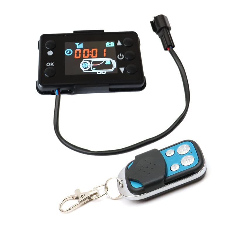 MACHSWON Car Heater LCD Switch Controller with 4 Button Remote Control ...