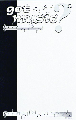 Amazon.com: "Got Music?" Notepad: 0633076129384: Musical Instruments