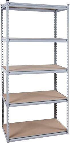 Heavy-Duty Shelving, Steel, Boltless, 1200 lbs. Capacity, 36" W x 72" H ...