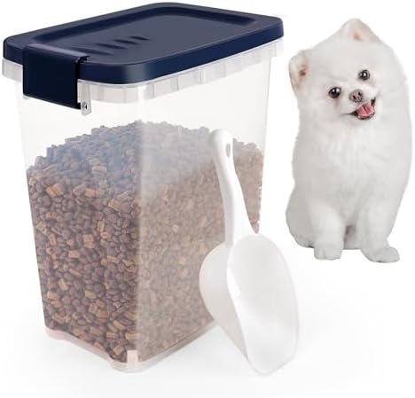 Amazon.com: Rackii Dog Food Storage Container, 2-Pack Airtight Sealed ...