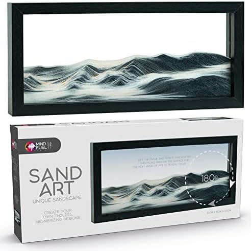 Funtime Gifts Sand Art Moving Sand,Black,Small : Amazon.co.uk: Toys & Games