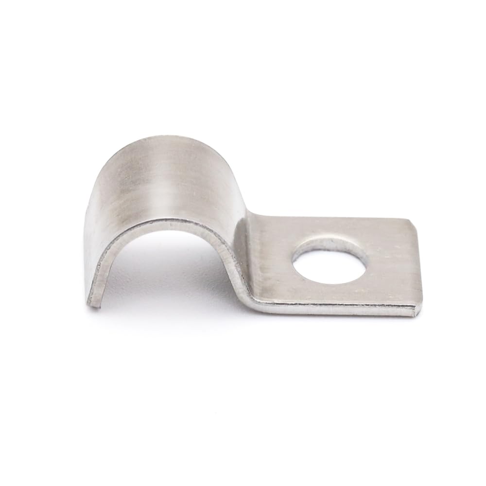 MgcTolBox Steel Pipe Strap Ø 10 mm, Mater Cable Holder Clips, Little ...