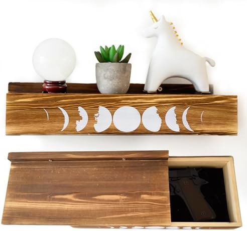 Amazon.com: AMBER IMPRINT Hidden Gun sotrage Shelf-Concealment ...